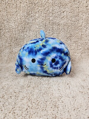 Squishmallows Kellytoy Plush Stackables Luther the Tie Dye Shark 8" 8 ...