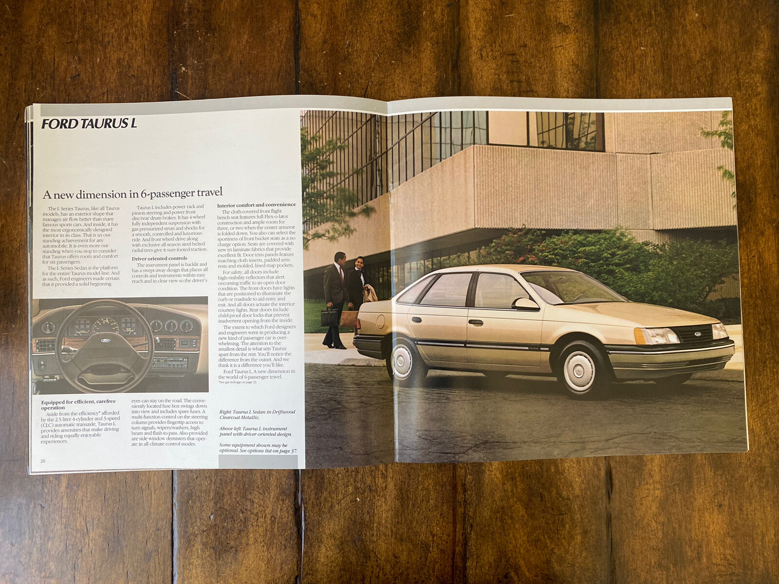 VINTAGE 1986 Ford Taurus LX MT5 GL Wagon Dealer Catalog Sales Brochure ...