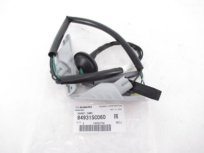 Genuine OEM Subaru 84931SC060 Rear License Plate Lamp Light Socket Wire ...