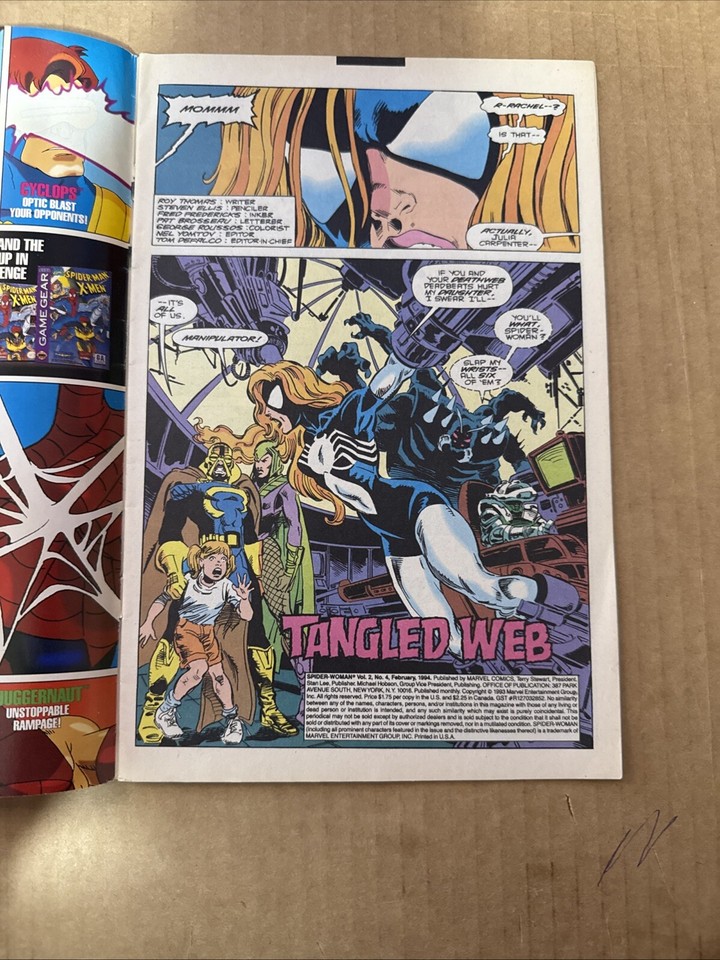 Marvel Comics Spider-Woman #4 1994 759606027019| eBay