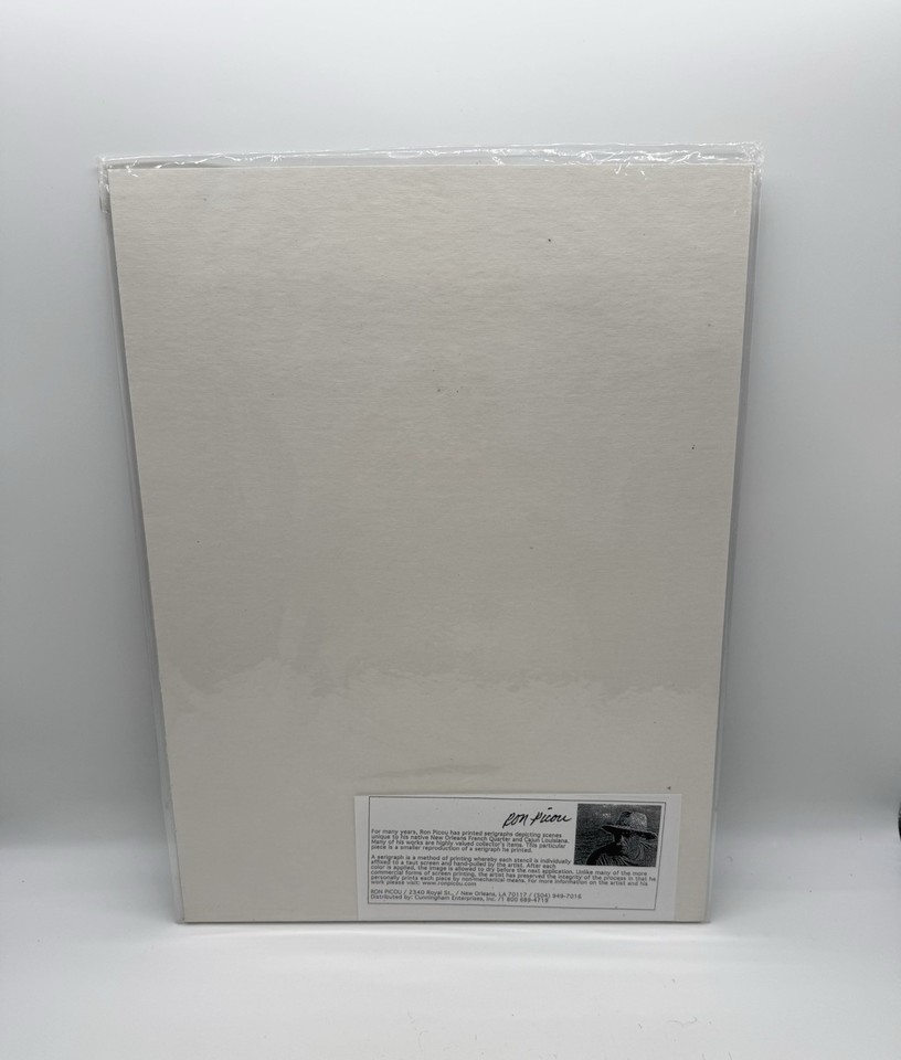 Ron Picou New Orleans Jazz On Tap Serigraph Screen Print | eBay