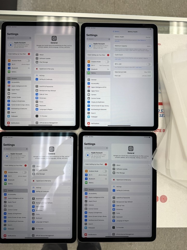 Apple iPad Air 11" - 256GB - M3, 2025 - Wi-Fi - Space Gray A3266 - Open ...