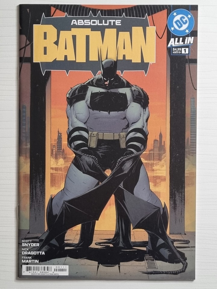 Absolute Batman #1 1st Ptg Nick Dragotta NM/M + 13, 15 Jock Variant Lot ...
