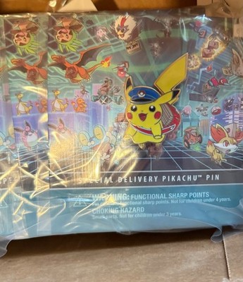 Pokemon Center Grand Opening US Special Delivery Pikachu Pin New Sealed ...