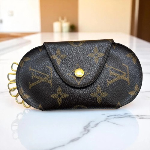 Louis Vuitton Monogram 6-Key Case Extreem Used Authentic Leather | eBay