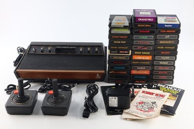 Atari 2600 Heavy Sixer Video Console Sunnyvale 37 Games & Controllers ...