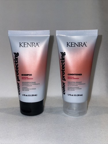 KENRA Color Protecting Shampoo & Conditioner SET DUO Travel Size 1.7oz ...