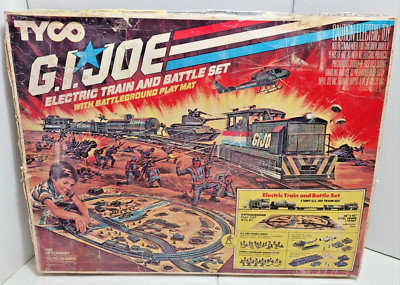 VINTAGE 1983 TYCO GI JOE ELECTRIC TRAIN AND BATTLE SET | eBay