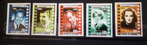 Cambodge Timbres Cinéma COOPER GABLE NIVEN DIETRICH | eBay