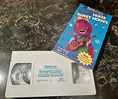 BARNEY Home Sweet Homes VHS Sing Along, Barney & Friends Collection ...