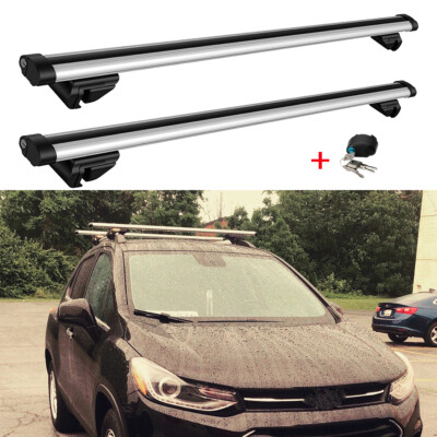 For Chevy Trax LT 2015+ Car Roof Rack Rail Crossbars Luggage Cargo Bike Carrier | eBay UK