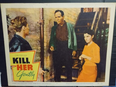 Lobby Card 1958 KILL HER GENTLY hitman hired to kill Maureen Connell UK noir | eBay