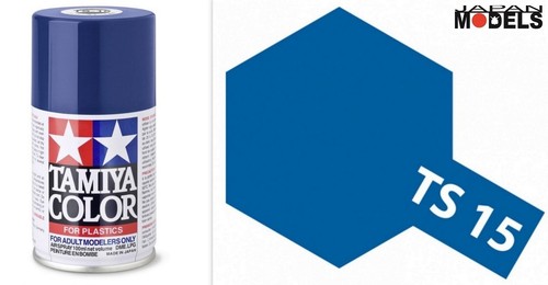 Tamiya TS-15 TS15 TS 15 BLUE Bomboletta Vernice Spray 100ml 85015 New ...