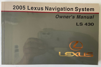 2005 Lexus Navigation System Owner's Manual LS430 Used | eBay