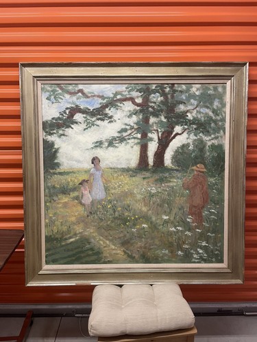 Donald Stanley Vogel 1985 Original Painting Dallas / VINTAGE 36x36 ...