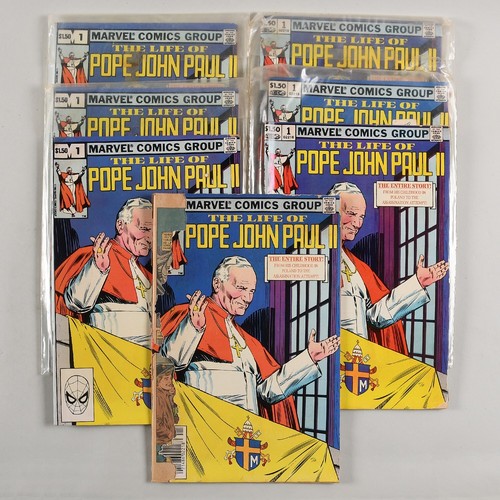 The Life of Pope John Paul II Marvel Comics Group 1982 (7) Copies | eBay