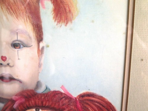 Jim Howle FOR KIDS ONLY art Print #166/2000 clown girl with Cabbage ...