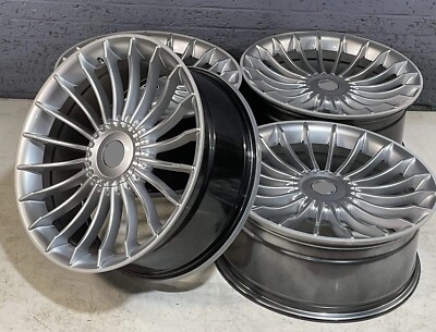 20x8.5/20x9.5 ALPINA B7 STYLE SILVER 20" WHEELS FITS BMW 730IL 740IL ...