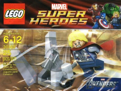 Lego Marvel Super Heroes Avengers 30163 Thor & Tesseract Minifigure ...