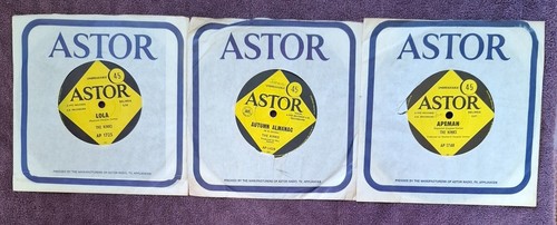 3 X KINKS AUSTRALIAN PRESSED ASTOR LABEL SINGLES | eBay