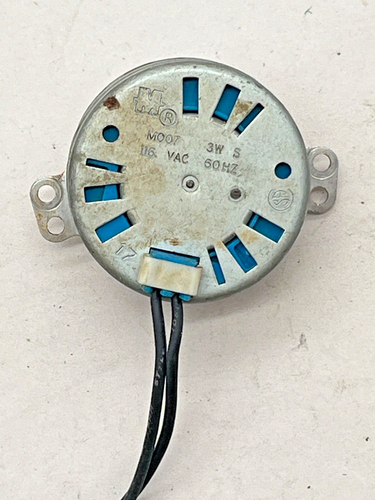 Replacement Clock Electric Motor, Tested, Works. Moo7 3W S 115 VAC ...