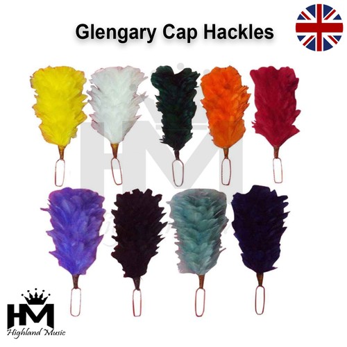 Glengarry Hat Balmoral Cap Plume Feather Hackles Army Feather Hackle 6 ...
