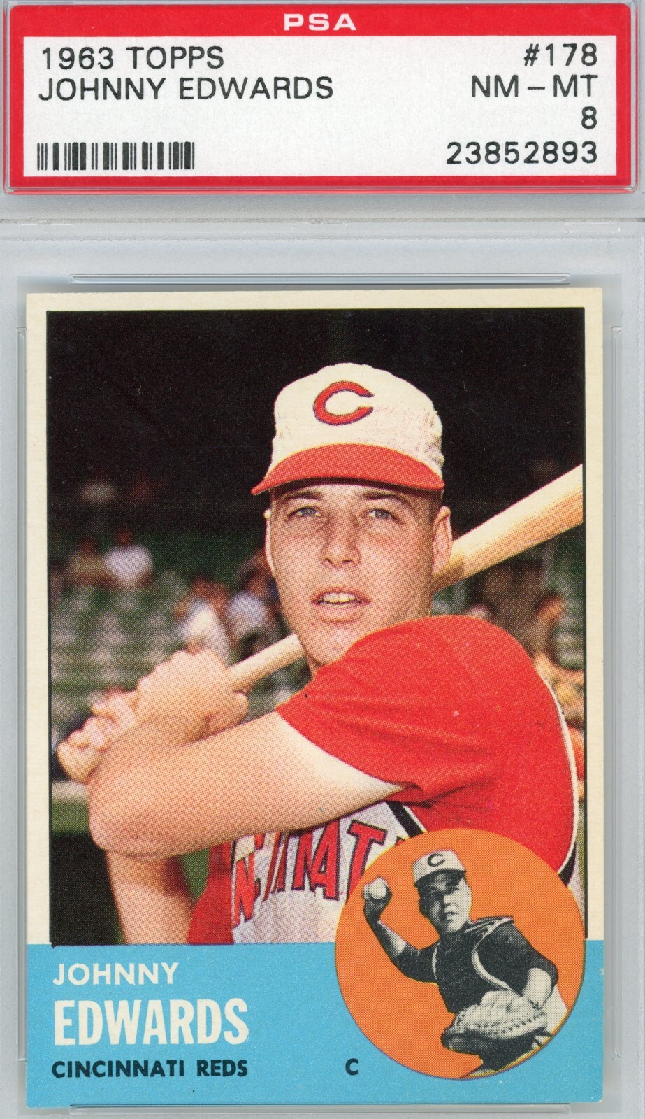 1963 Topps - #178 Johnny Edwards for sale online | eBay
