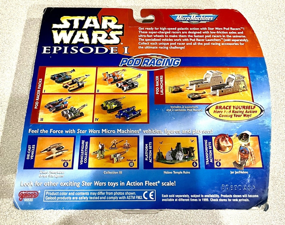 🏁 Star Wars Galoob Micro Machines Episode 1 Pod Racer Pack II 🏁 | eBay