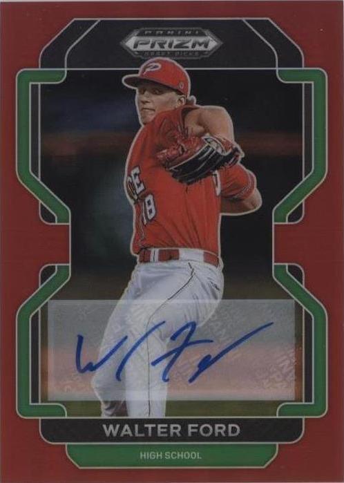2022 Panini Prizm Draft Picks - Walter Ford #PDP74 Red Prizm Autographs ...