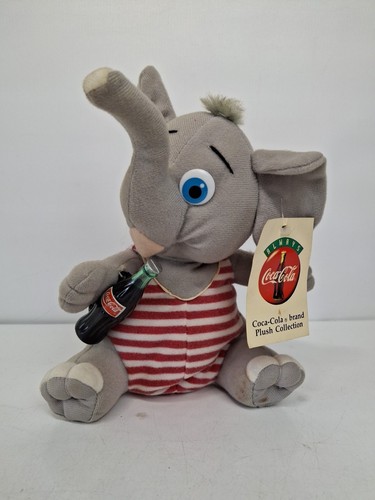 Coca Cola Elephant Play by Play 9"plush Collectable Soft Toy + Tags ...