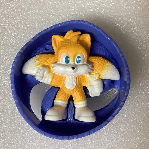McDonald's 2024 Sonic 3 Tails Roller Toy Blue #6 Open Box w/ Stickers ...