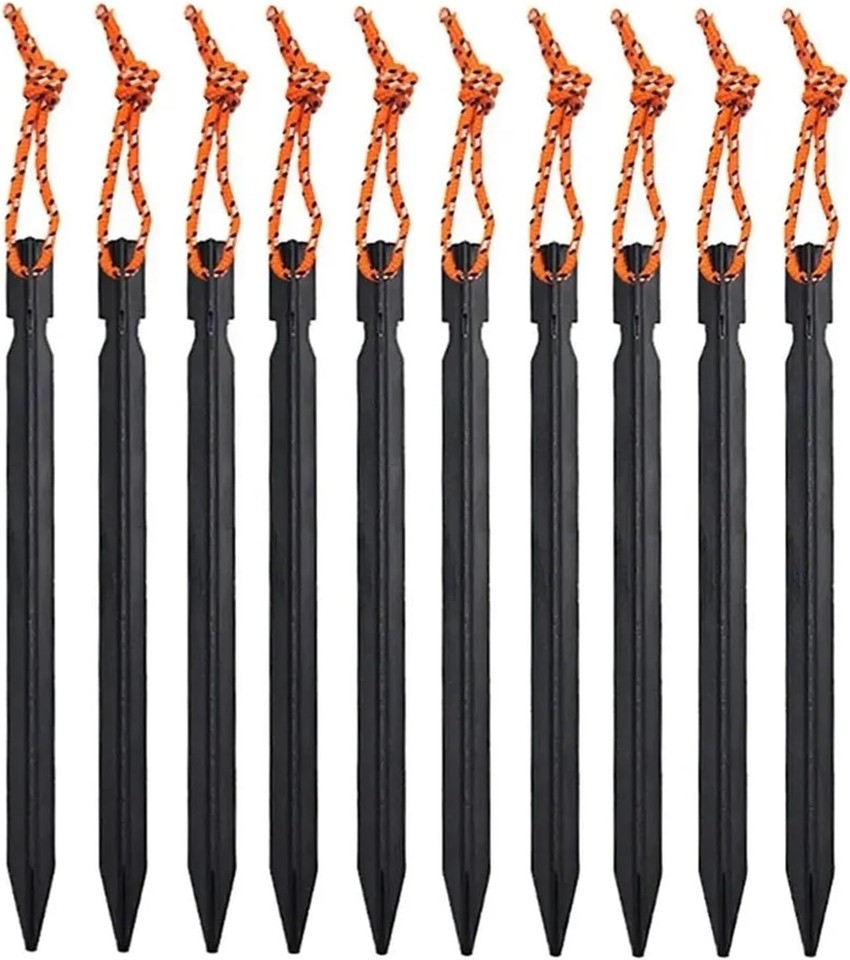1~500 Pack Tent Stakes Heavy Duty, Aluminum Tent Stakes Pegs, Metal ...