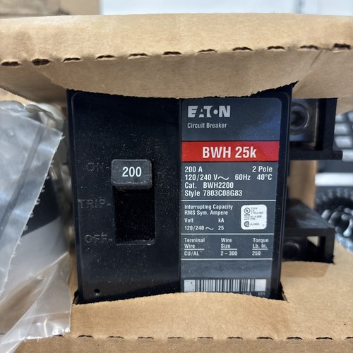 Eaton BWH2200 BR 200A Main Circuit Breaker 786676460552| eBay