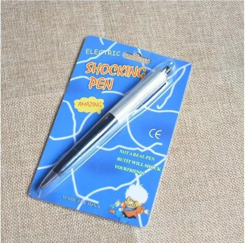 3/2/1 Pcs Electric Shock Pen Practical Joke Shocking Pen Prank Funny ...