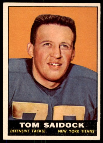 1961 Topps EXMT Tom Saidock #155 | eBay