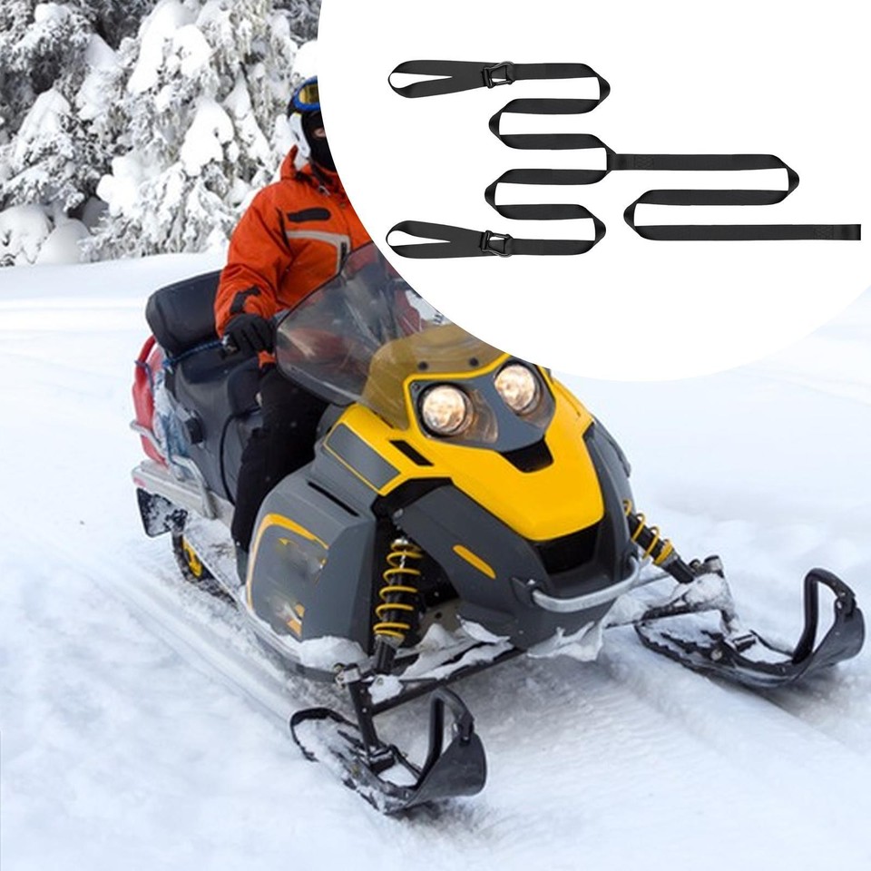 Snowmobile Tow Strap Emergency Off Tow Rope Snow Sled Pulling Strap ...