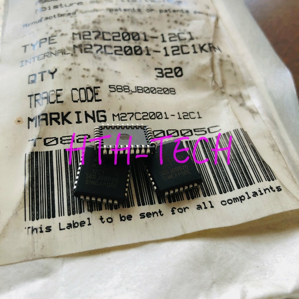 10pcs M27C2001-12C1 27C2001 256K x 8 OTP EPROM PLCC32 | eBay