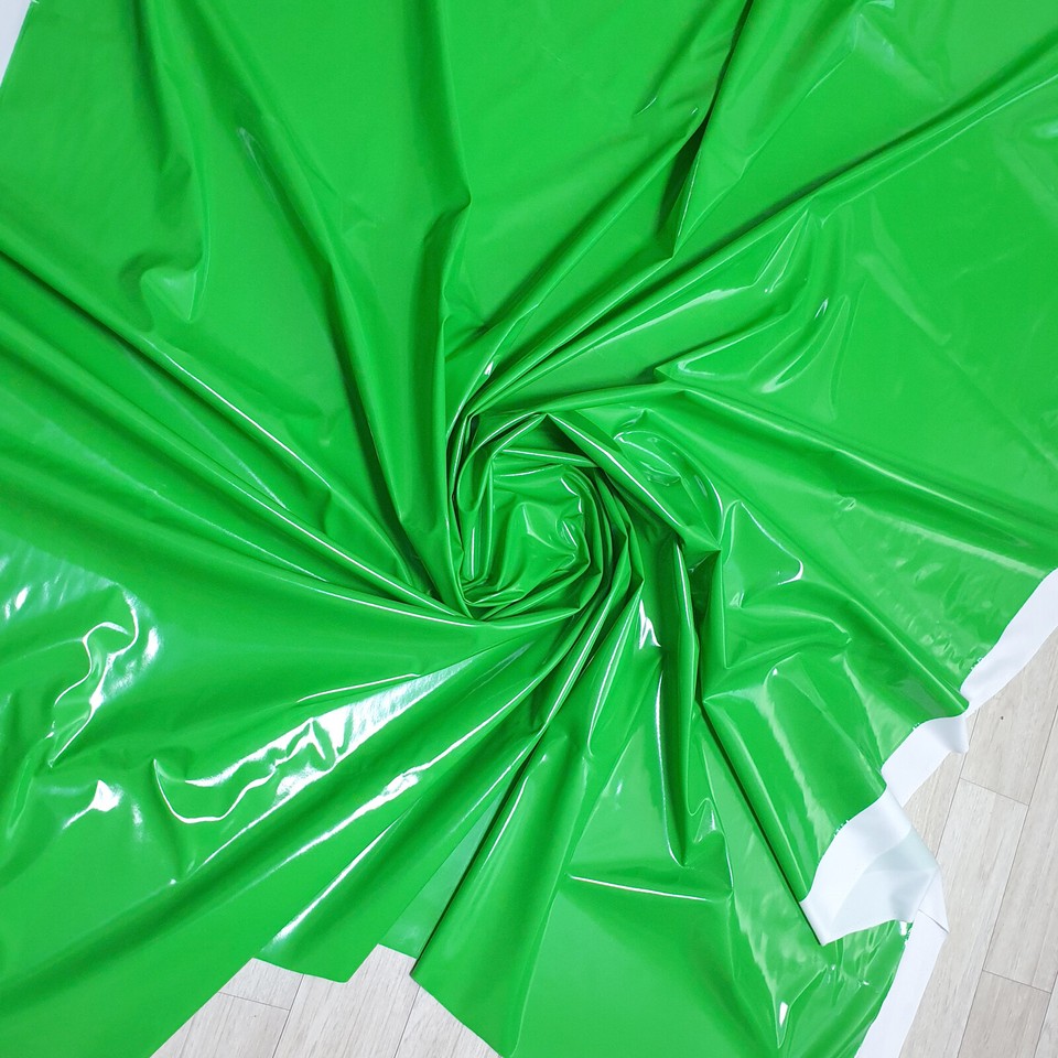 SHINY HIGH GLOSS PVC STRETCH RUBBER VINYL PLEATHER GOTH FETISH CLOTH ...