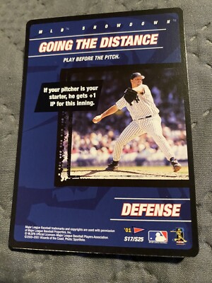 2001 MLB Showdown Pennant Run Strategy #S17 Clemens/Going the Distance ...