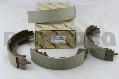 0449535240 Genuine Toyota SHOE KIT, REAR BRAKE 04495-35240 | eBay