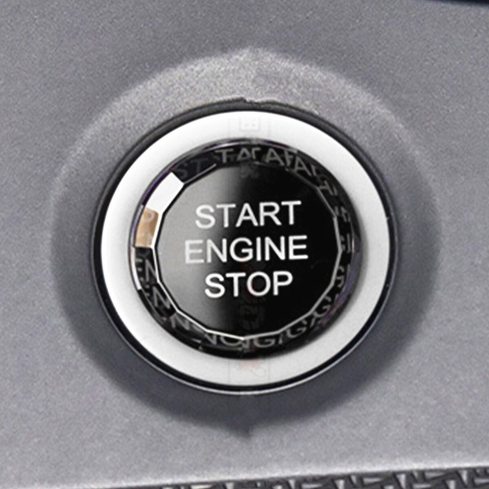 Crystal Start Stop Ignition Switch Button Cover for Audi 2016-2020 A3 ...