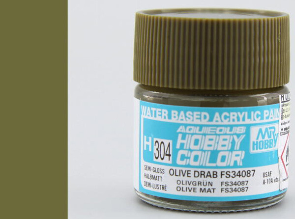 Gunze Acrylic 304 Semi-gloss Olive Drab (fs 34087) GN H304 BRAND for ...