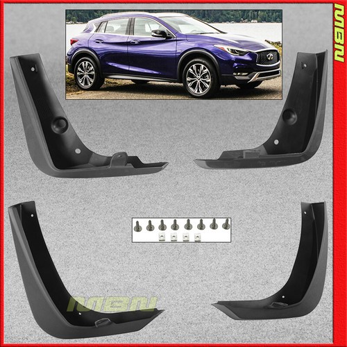 Splash Guards Front Rear 2017-2019 For Infiniti QX30 Mud Flaps Pair | eBay