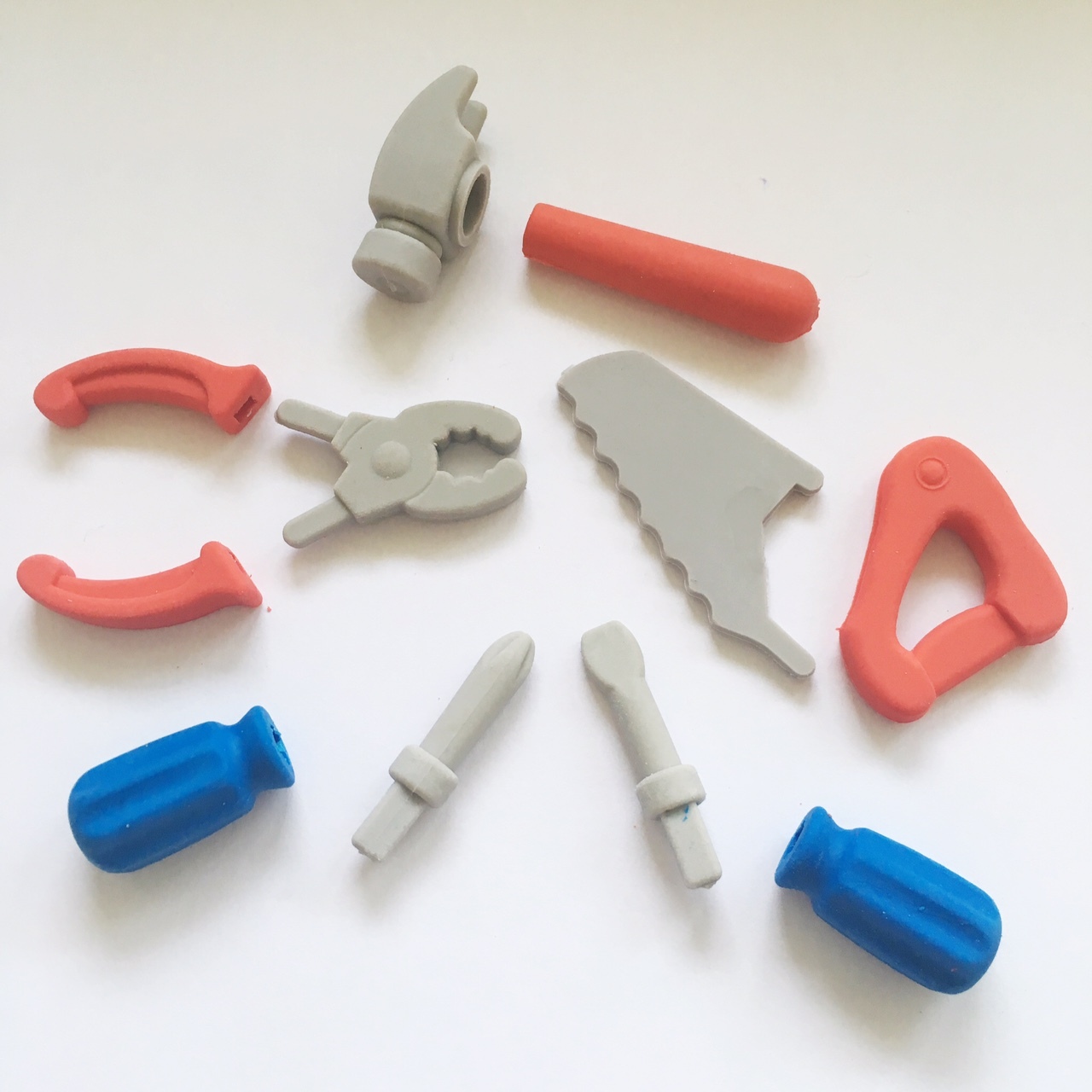 5 x Kids Novelty Cool 3D DIY Tools Erasers Rubbers Party Bag Gift | eBay UK