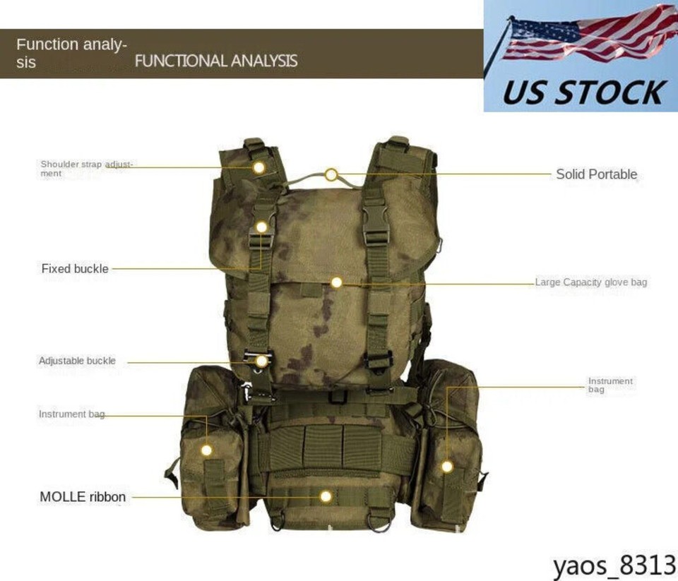 Russian SMERSH M1 Tactical Chest Rig Molle ATFG New Color Type 7.62 | eBay