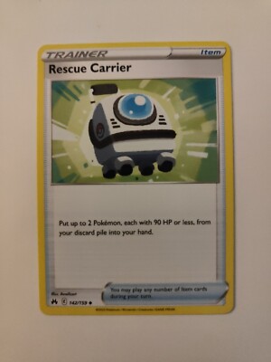 Rescue Carrier 142/159 Uncommon Crown Zenith Pokemon Card Near Mint ...