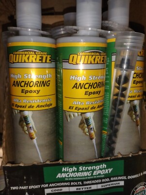 Quikrete High Strength Epoxy High Strength Anchoring Epoxy 8.6 oz ...