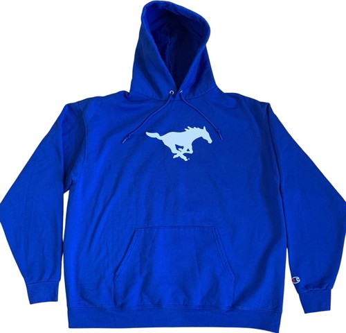 SMU Hoodie Southern Methodist University Champion Sz 2XL White Pony ...