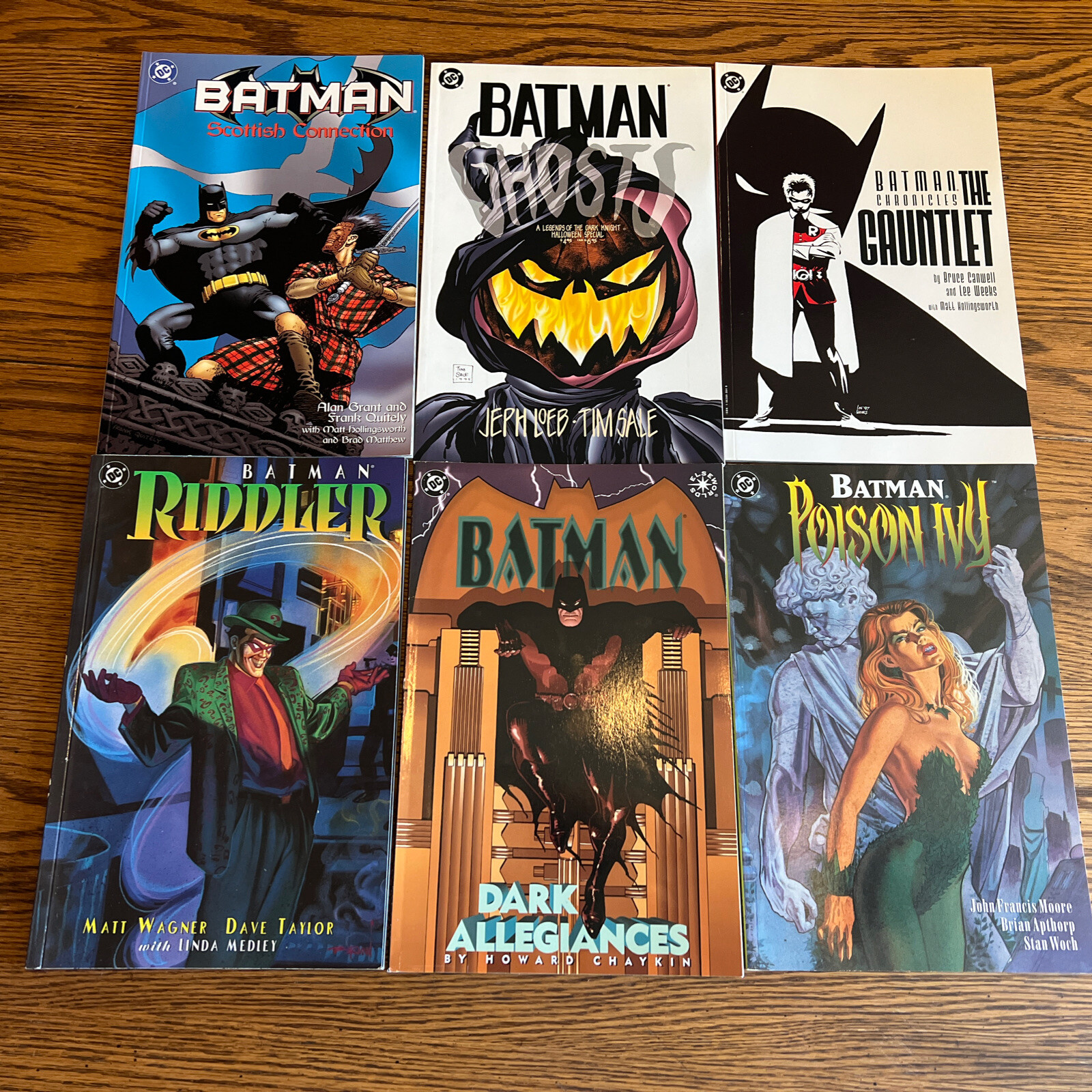 DC Batman Scottish Connection ,Ghosts,Riddler, Gauntlet,and more Lot Of ...
