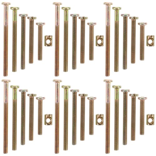 51 pcs Baby Bed Crib Vis Boulons et vis à clés Vis de baril Mit d ...
